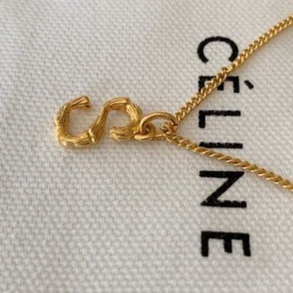 Celine | Jewelry | Celine Alphabet Pendant Mini Bamboo S | Poshmark